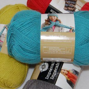 Loops & Threads | Office | Mixed Lot Of 4 8 Oz Impeccable Yarn 4 ...